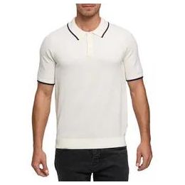 Poloshirt INDICODE "INNomi Polo", Herren, Gr. M, vanilla, Strick, Obermaterial: 100% Baumwolle, unifarben, regular fit, Shirts