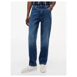 Tommy Hilfiger 5-Pocket-Jeans TOMMY JEANS "Sonny", Herren, Gr. 34, L&auml;nge 34, denim schwarz, Denim/Jeans, Obermaterial: 99% Baumwolle, 1% Elasthan, unifarben, relaxed fit lang, Jeans 5-Pocket-Jeans, mit Stretch Tapered Relaxed Fit bis L&auml;nge 36