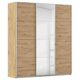 Schwebet&uuml;renschrank Rauch "Kleiderschrank Schrank Garderobe Schlafzimmerschrank CORTONA", eiche artisan, B:203cm H:229cm T:62cm, Holzwerkstoff, Schr&auml;nke, Schwebet&uuml;renschrank, in 3 Ausstattungen BASIC/CLASSIC/PREMIUM (SOFT-CLOSE) MADE IN GERMANY