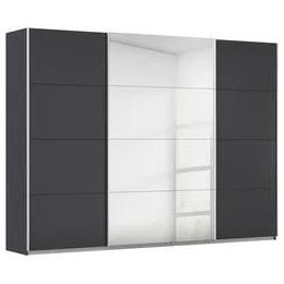 Schwebet&uuml;renschrank Rauch "Kleiderschrank Schrank Garderobe Schlafzimmerschrank CORTONA", graumetallic, B:315cm H:229cm T:62cm, Holzwerkstoff, Schr&auml;nke, Schwebet&uuml;renschrank, in 3 Ausstattungen BASIC/CLASSIC/PREMIUM (SOFT-CLOSE) MADE IN GERMANY