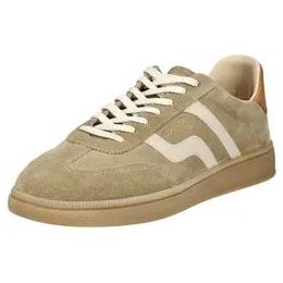 Sneaker Gant "Gant Sneaker Veloursleder", Herren, Gr. 48, beige, Veloursleder, Schuhe Sneaker