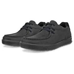 Schn&uuml;rschuh Ecco "BYWAY M MOC TOE", Herren, Gr. 45, schwarz, Nubukleder, Schuhe Schn&uuml;rschuh, Halbschuh, Schn&uuml;rer, Freizeitschuh in Mokassin-Form