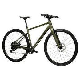 Gravelbike KROSS "Esker 1.0 28" braun 18 G&auml;nge Gabel aus Carbon 2026" Gr. 46, gr&uuml;n, schwarz, Fahrr&auml;der, Herren, 46cm, 28 Zoll (71,12cm) hinten: 28 Zoll (71,12cm), Carbon aus Gabel
