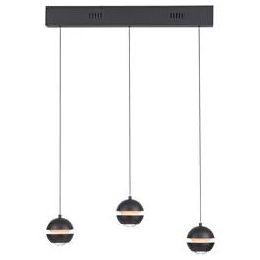 Sch&ouml;ner Wohnen LED Pendelleuchte "LINI", schwarz, 3, H: 22cm, 1 Stk., SCH&Ouml;NER WOHNEN-KOLLEKTION, Leuchten, SCH&Ouml;NER WOHNEN Kollektion, 3-Stufen Dimmer, Comfort-Lift, LED Pendelleuchte