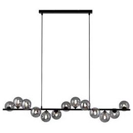 Sch&ouml;ner Wohnen LED Pendelleuchte "DUBAI", schwarz, 13, H: 100cm, 1 Stk., SCH&Ouml;NER WOHNEN-KOLLEKTION, Leuchten, SCH&Ouml;NER WOHNEN Kollektion, H&ouml;heneinstellbar, Rauchgl&auml;ser, LED Pendelleuchte