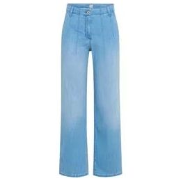 5-Pocket-Jeans Brax "Style MAINE S", Damen, Gr. 46K (23), Kurzgr&ouml;&szlig;en, hellblau, Denim/Jeans, 75% Baumwolle, 17% Polyester, 5% Elastomultiester, 3% Elasthan, Jeans 5-Pocket-Jeans
