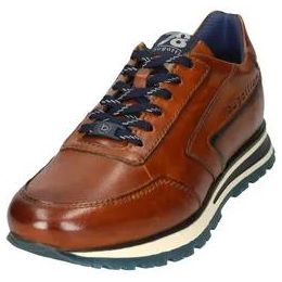 Sneaker Bugatti "Bugatti Sneaker Leder", Herren, Gr. 45, cognac, Leder, Schuhe Sneaker