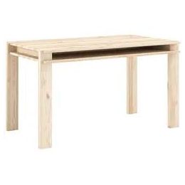 Esstisch KARUP DESIGN "Tuck Dining Table, mit Stauraum, aus FSC-zertifiziertem Massivholz", raw, B:75cm H:75cm T:134cm, 100% Kiefer, Tische, Esstisch, Platzsparender Esstisch, vielseitig einsetzbar, bis zu 6 Personen