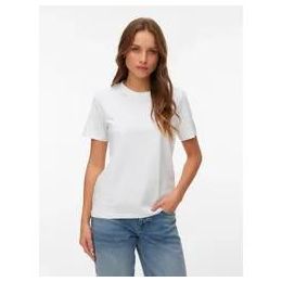 V&eacute;ro Moda T-Shirt VERO MODA "VMPAULINA SS T-SHIRT 2-PACK JRS", Damen, Gr. XS, schwarz pack:hellwei&szlig;, Jersey, Obermaterial: 100% Baumwolle, unifarben, regular fit normal, Rundhals, Shirts T-Shirt, Baumwolle, regular fit