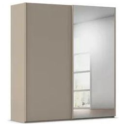 Kleiderschrank Rauch "Schwebet&uuml;renschrank Schrank Garderobe Ankleide Schlafzimmer TARO", fango, griffleisten fango, B:201cm H:223cm T:69cm, Holzwerkstoff, Schr&auml;nke, Kleiderschrank, 4 Breiten, optional Passepartout mit/ohne Beleuchtung MADE IN GERMANY