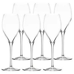 Champagnerglas ST&Ouml;LZLE "Champagnergl&auml;ser Prestige 345 ml 6er Set transparent", bunt (transparent), Glas, Trinkgef&auml;&szlig;e