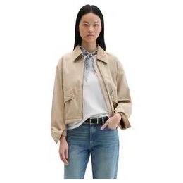 Marc O'Polo Outdoorjacke MARC O'POLO "aus Organic Cotton-Twill", Damen, Gr. 38, linen beige, Obermaterial: 100% Baumwolle; Futter: 100% Baumwolle, unifarben, regular fit, normaler Saum, Jacken Outdoorjacke
