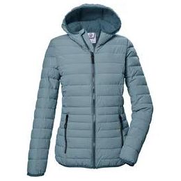 Steppjacke "GS 65 WMN QLTD JCKT", Damen, Gr. 48, graublau, Obermaterial: 100% Polyester;Futter: 100% Polyester;F&uuml;llung: 100% Polyester, G.I.G.A. DX BY KILLTEC, Jacken Steppjacke, Leichte Steppjacke: wasserabweisend, winddicht, PFAS-frei impr&auml;gniert