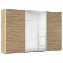 Schwebet&uuml;renschrank Rauch "Kleiderschrank Schrank Garderobe Schlafzimmerschrank CORTONA", eiche artisan, B:360cm H:229cm T:62cm, Holzwerkstoff, Schr&auml;nke, Schwebet&uuml;renschrank, in 3 Ausstattungen BASIC/CLASSIC/PREMIUM (SOFT-CLOSE) MADE IN GERMANY, Topseller