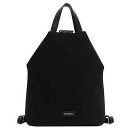 Emily & Noah Rucksack EMILY & NOAH "Rucksack E&N Jeanna", Damen, Gr. B/H/T: 30cm x 33cm x 17cm, schwarz (schwarz 100), Obermaterial: 60% Polyurethan PU. 40% Polyester PES., Rucks&auml;cke Rucksack
