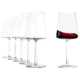 Rotweinglas ST&Ouml;LZLE "Bordeauxgl&auml;ser Power 648 ml 6er Set transparent", bunt (transparent), Glas, Trinkgef&auml;&szlig;e, Rotweinglas
