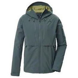 Funktionsjacke Killtec "KOS 7 MN JCKT", Herren, Gr. XXL, dunkelgr&uuml;n, Obermaterial: 100% Polyester;Futter: 100% Polyester, Jacken Funktionsjacke, Leichte, wasserdichte Herrenjacke mit regulierbarer Kapuze