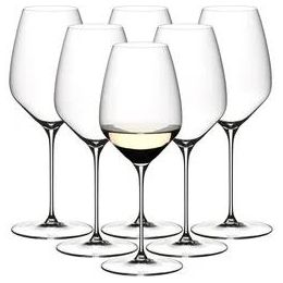 Wei&szlig;weinglas "Riesling Gl&auml;ser Veloce 570 ml 6er Set transparent", bunt (transparent), 6 tlg., Glas, RIEDEL THE WINE GLASS COMPANY, Trinkgef&auml;&szlig;e, Wei&szlig;weinglas