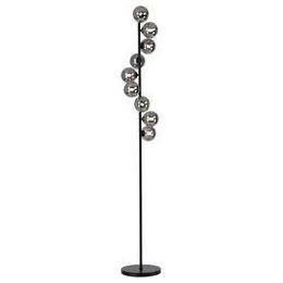 Sch&ouml;ner Wohnen LED Stehlampe "DUBAI", schwarz, 9, &Oslash; 25cm H: 164cm, 1 Stk., SCH&Ouml;NER WOHNEN-KOLLEKTION, Leuchten, SCH&Ouml;NER WOHNEN Kollektion, Fu&szlig;schalter, LED Stehlampe