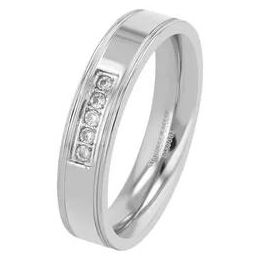 Adelia&acute;s Fingerring ADELIA ́S "Damen Ring aus Edelstahl" Gr. 52, silber, Fingerringe, Damen, 52, Edelstahl, Fingerring
