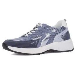 Sneaker Gabor "Sneaker low", Damen, Gr. 40, blau, Schuhe Sneaker