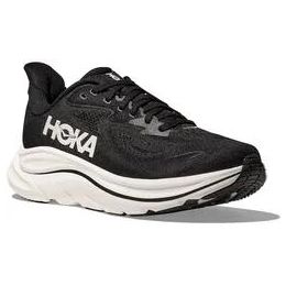 Laufschuh Hoka One One "CLIFTON 10", Damen, Gr. 42,5, schwarz, wei&szlig;, Synthetik, Textil, Schuhe Laufschuh