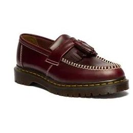 Slipper Dr. Martens "Adrian", Damen, Gr. 42, weinrot, Glattleder, Schuhe Slipper, Loafer, Businessschuh mit Zierriegel und Quaste