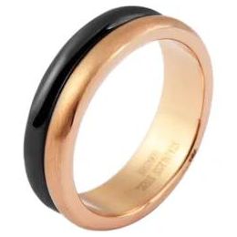 Adelia&acute;s Fingerring ADELIA ́S "Damen Ring aus Edelstahl" Gr. 56, schwarz, Fingerringe, Damen, 56, Edelstahl, Fingerring