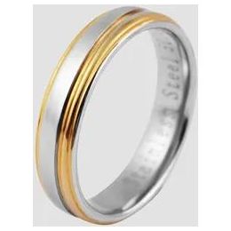 Adelia&acute;s Fingerring ADELIA ́S "Herren Ring aus Edelstahl" Gr. 64, silber, Fingerringe, Herren, 64, Edelstahl, Fingerring