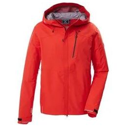 Funktionsjacke Killtec "KOS 27 MN JCKT", Herren, Gr. S, rot, Oberseite: 100% Polyester;R&uuml;ckseite: 100% Polyester, Jacken Funktionsjacke, Leichte, wasserdichte, atmungsaktive 3-Lagen Funktionsjacke