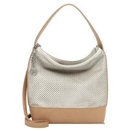 Beuteltasche SURI FREY "Beutel SFY Lilly", Damen, Gr. B/H/T: 33cm x 32cm x 14cm 0, beige (ecru 320), Polyurethan, Taschen Beuteltasche