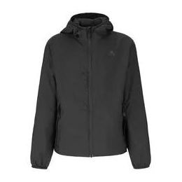 Outdoorjacke WHISTLER "Palu jr.", Kinder, Gr. 140, schwarz, 100% Polyamid, unifarben, normal, hoch geschlossener Ausschnitt, Jacken Outdoorjacke, Comfortemp