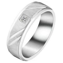 Adelia&acute;s Fingerring ADELIA ́S "Damen Ring aus Edelstahl mit Strass Steinchen" Gr. 58, silber, Fingerringe, Damen, 58, Edelstahl, Fingerring