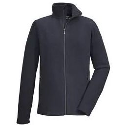 Fleecejacke "GS 5 MN KNTFLC JCKT", Herren, Gr. XXL, navy, Obermaterial: 100% Polyester, G.I.G.A. DX BY KILLTEC, Jacken Fleecejacke, Strickfleecejacke, Melange-Optik, Rei&szlig;verschlusstaschen, Kinnschutz