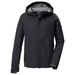 Funktionsjacke Killtec "KOS 27 MN JCKT", Herren, Gr. L, schwarz, Oberseite: 100% Polyester;R&uuml;ckseite: 100% Polyester, Jacken Funktionsjacke, Leichte, wasserdichte, atmungsaktive 3-Lagen Funktionsjacke