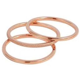Adelia&acute;s Fingerring ADELIA ́S "Damen Ring aus Edelstahl" Gr. 52, gold, Fingerringe, Damen, 52, Edelstahl, Fingerring