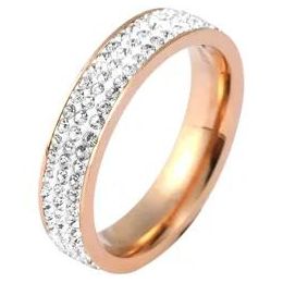 Adelia&acute;s Fingerring ADELIA ́S "Damen Ring aus Edelstahl" Gr. 54, gold, Fingerringe, Damen, 54, Edelstahl, Fingerring
