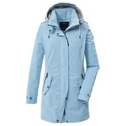 Parka "GS 94 WMN PRK", Damen, Gr. 44, blau, Obermaterial: 100% Polyester;Futter: 100% Polyester, G.I.G.A. DX BY KILLTEC, Jacken Parka, Funktionsparka mit verstellbarer Kapuze und Autolock-Rei&szlig;verschluss