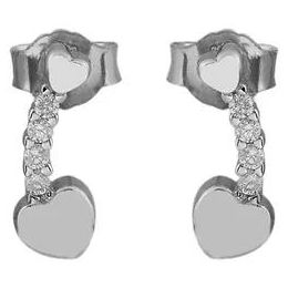 Adelia&acute;s Paar Ohrh&auml;nger ADELIA ́S "Damen Ohrringe &ndash; Ohrstecker aus 925 Silber mit Zirkonia", Damen, Gr. Damen, Silber 925 (Sterlingsilber), silber, Ohrringe, Ein stilvolles Geschenk f&uuml;r besondere Momente