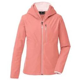 Funktionsjacke Killtec "KOS 73 WMN JCKT", Damen, Gr. 44, pfirsich, Obermaterial: 100% Polyester;Futter: 100% Polyester, Jacken Funktionsjacke, Wind- und wasserdicht, atmungsaktiv, packbar, verstellbar