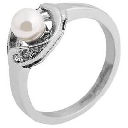 Adelia&acute;s Fingerring ADELIA ́S "Damen Ring aus Edelstahl mit Perle" Gr. 56, silber, Fingerringe, Damen, 56, Edelstahl, Fingerring