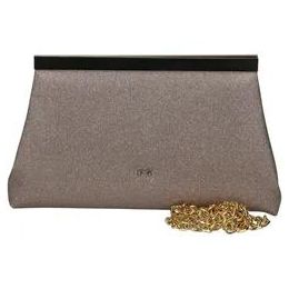 Clutch Nero Giardini "Nero Giardini Taschen Lederimitat", Damen, Gr. onesize, bronze, Lederimitat, Taschen