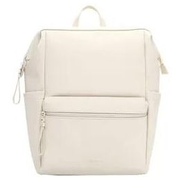 Rucksack Tamaris "Rucksack TAS Kelda", Damen, Gr. B/H/T: 32cm x 41cm x 12cm, beige (beige 400), Obermaterial: 60% Polyurethan PU. 40% Polyester PES., Rucks&auml;cke Rucksack