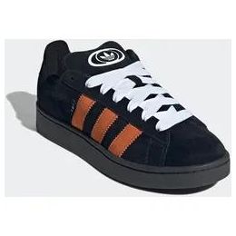 Sneaker Adidas ORIGINALS "CAMPUS 00S", Herren, Gr. 44, grau (carbon, orange, cloud wei&szlig;), Leder, Schuhe Sneaker