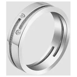 Adelia&acute;s Fingerring ADELIA ́S "Herren Ring aus Edelstahl" Gr. 66, silber, Fingerringe, Herren, 66, Edelstahl, Fingerring