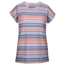 T-Shirt "GS 41 WMN TSHRT", Damen, Gr. 40, dunkelblau, Obermaterial: 65% Polyester, 30% Baumwolle, 5% Elasthan, G.I.G.A. DX BY KILLTEC, Rundhals, Shirts T-Shirt, Weiches, strapazierf&auml;higes T-Shirt mit gestreiftem Design