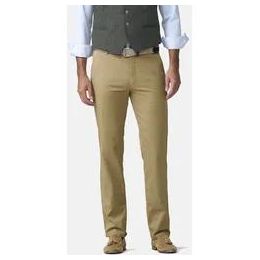 Chinos MEYER "New York 1-5074", Herren, Gr. 26, Normalgr&ouml;&szlig;en, sand, 98% Baumwolle, 2% Elasthan, unifarben, regular fit lang, Hosen