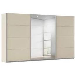 Schwebet&uuml;renschrank Rauch "Kleiderschrank Schrank Garderobe Schlafzimmerschrank CORTONA", beige (champagner), B:360cm H:210cm T:62cm, Holzwerkstoff, Schr&auml;nke, Schwebet&uuml;renschrank, in 3 Ausstattungen BASIC/CLASSIC/PREMIUM (SOFT-CLOSE) MADE IN GERMANY