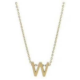 Adelia&acute;s Kette ohne Anh&auml;nger ADELIA ́S "Damen Halskette &ndash; Buchstabe N aus Edelstahl 45+5", gold, Halsketten, Damen, 50cm, Edelstahl, Zum Verschenken &ndash; ideal zum Geburtstag
