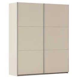 Schwebet&uuml;renschrank Rauch "Kleiderschrank Dreht&uuml;renschrank Schrank Garderobe KRONACH TOPSELLER", champagner, griffleisten alu, B:175cm H:210cm T:59cm, Holzwerkstoff, Schr&auml;nke, Schwebet&uuml;renschrank, optional ohne, mit 1 oder 2 Spiegel, viel Stauraum MADE IN GERMANY